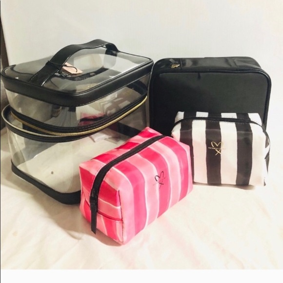 Victoria's Secret | Bags | New Victoria Secret 4pc Cosmetics Cases ...